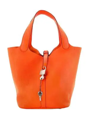 Hermès Picotin Lock Mm Bucket Bag - Orange