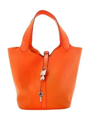 Hermès Picotin Lock Mm Bucket Bag - Orange