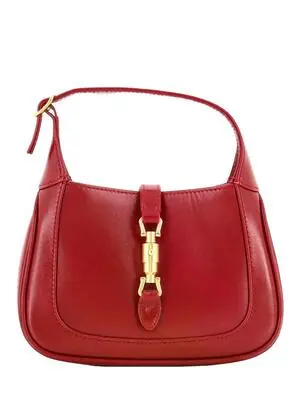 Gucci Jackie 1961 Leather Mini Hobo Bag - Red