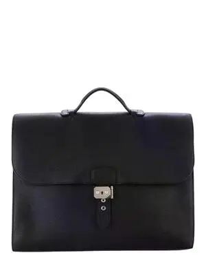 Hermès Sac A Depeches Togo 41 Briefcase - Black