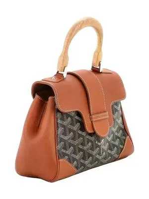 Goyard Saigon Top Handle Mini Shoulder Bag - Brown