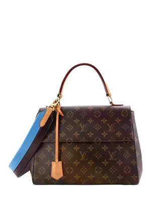 LOUIS VUITTON Cluny Top Handle Monogram Canvas Mm - Brown