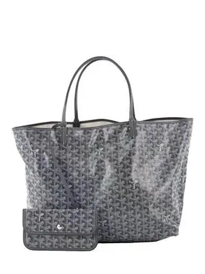 Goyard Saint Louis Coated Canvas Gm Tote Bag - Grey