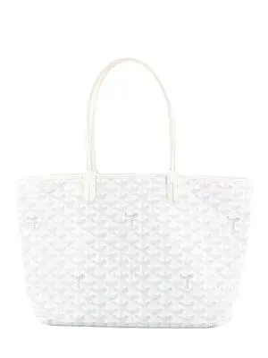 Goyard Artois Coated Canvas Pm Tote Bag - White