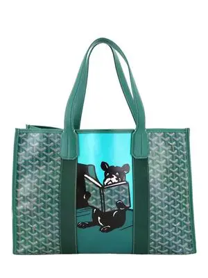 Goyard Villette Printed Coated Canvas Mm Tote Bag - Green