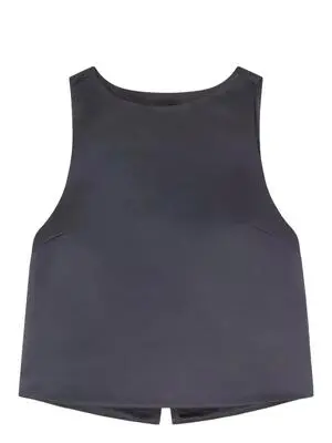 GANNI Self-tie Tank Top - Black