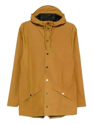 Rains Hooded Jacket - Brown