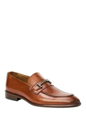 Bruno Magli Sante Leather Bit Loafer - Cognac