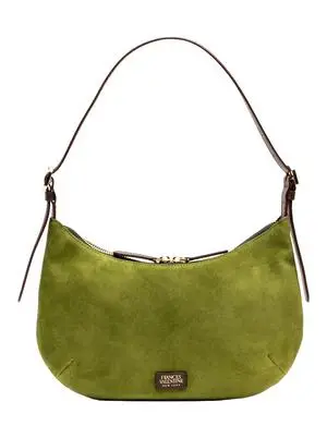 FRANCES VALENTINE Starr Suede Hobo Bag - Fern