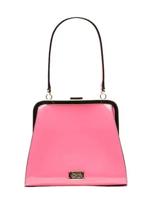 FRANCES VALENTINE Lulu Leather Frame Clutch - Pink