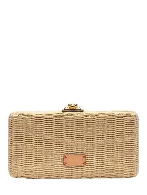 FRANCES VALENTINE Frances Valentine Pepper Wicker Clutch