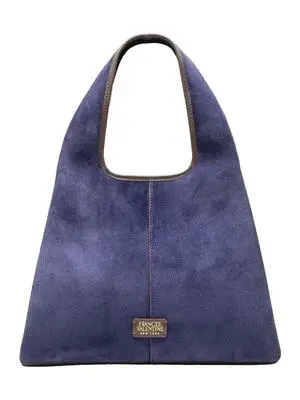 FRANCES VALENTINE Tootsie Suede Tote Navy