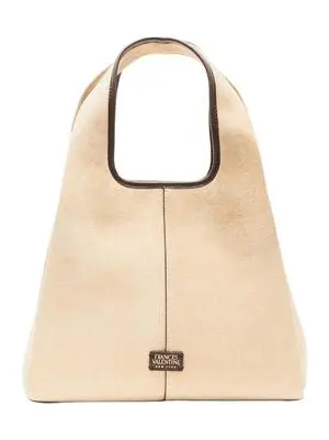 FRANCES VALENTINE Tootsie Suede Tote - Sand