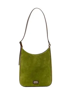 FRANCES VALENTINE Sadie Suede Shoulder Bag - Fern