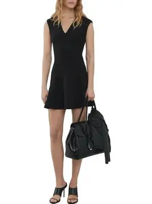 Mango Landis Mini Dress - Black