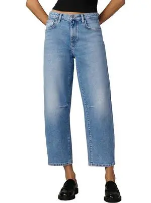 Joe's Jeans The Wilder High Waist Crop Relaxed Barrel Jeans - Prevail