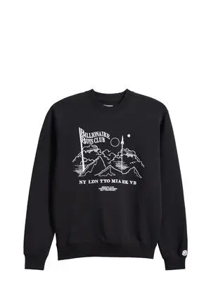 BILLIONAIRE BOYS CLUB Bb Stellar Crewneck Sweatshirt - Black