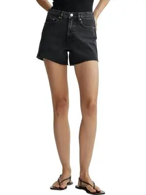 DL1961 Zoie Relaxed Denim Shorts - Nightshade