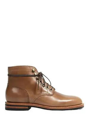 GRANT STONE Nora Lace-Up Boots Dune Chromexcel
