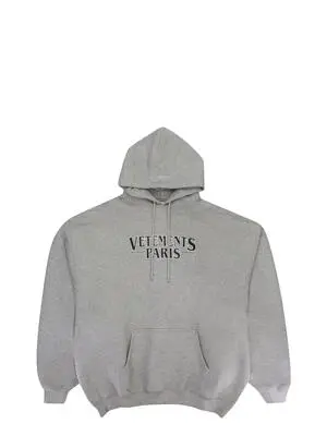 Vetements Logo-print Hoodie - Grey