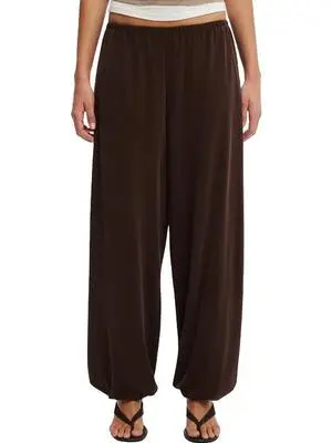 COTTON ON Relaxed Balloon Pant - Dark Oak