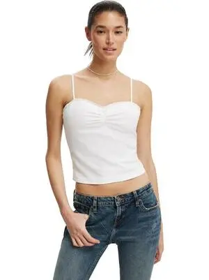 COTTON ON Cotton Cami - White