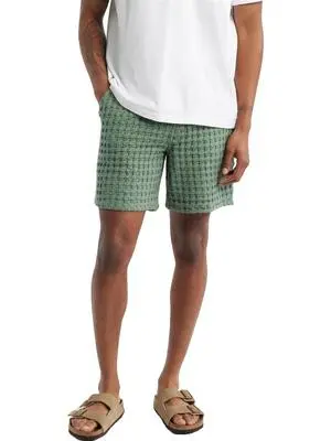 Oas Waffle Porto Shorts - Green