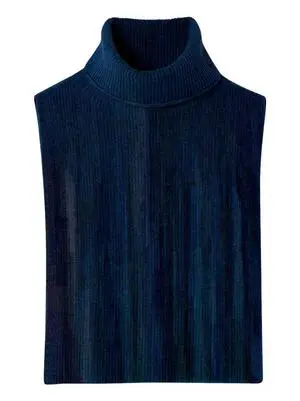 ERIC BOMPARD Roll-Neck Ribbed-Knit Bib