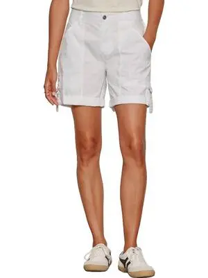 Sanctuary Stretch Cotton Shorts White