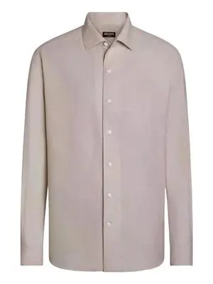 Zegna Cashco Shirt - Neutrals