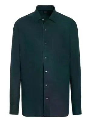 Zegna Oasi Linen Shirt - Blue