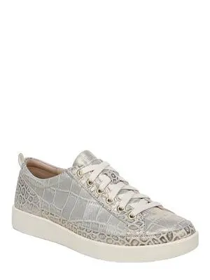 VIONIC Winny Metallic Leather Sneaker