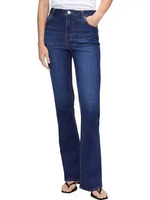 ALIGNE Slim Flare Organic Cotton Jeans