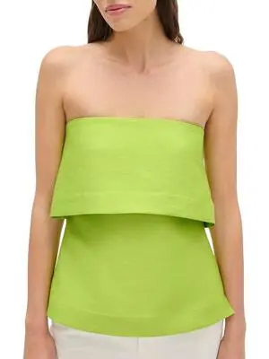 ALIGNE Felix Strapless Top - Lime