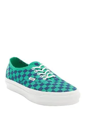 VANS Authentic 44 Ek Sneaker - Punk Check Green/navy