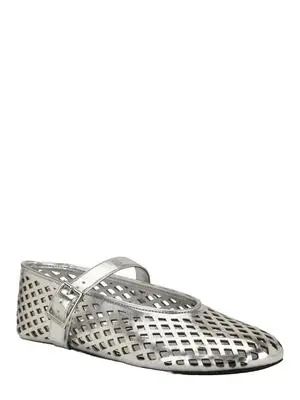 Calvin Klein Lauria Mary Jane Flat - Silver
