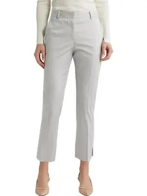 BOSS Tapria Crop Straight Leg Pants Grey