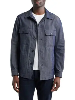 BOSS Carper Shirt Jacket - Dark Blue