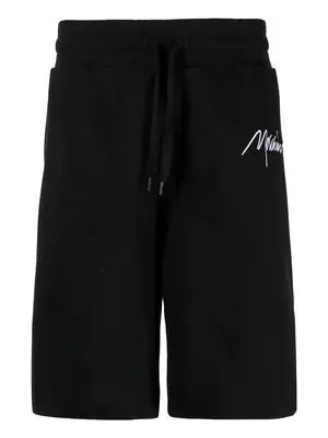 Moschino Organic Cotton Track Shorts - Black