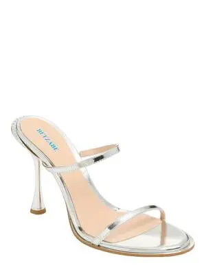 BETZÁBE Anita Crystal-embellished Sandals - Metallic Silver