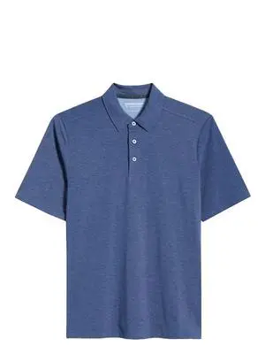Johnston & Murphy Xc® Apex Performance Polo - Navy Heather