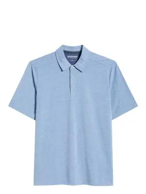 Johnston & Murphy Xc Apex Performance Polo - Blue Heather