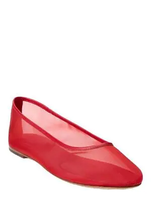 Ralph Lauren Jayna Mesh Ballet Flat - Festive Red