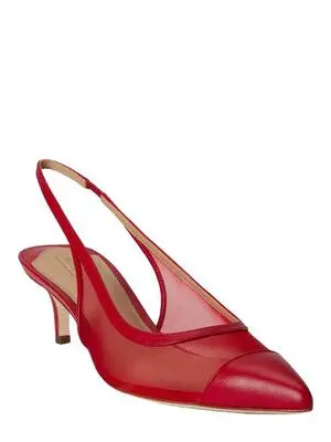 Ralph Lauren Lolah Slingback Pump Festive Red