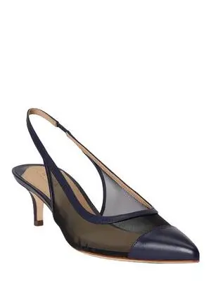 Ralph Lauren Lolah Slingback Pump Refined Navy