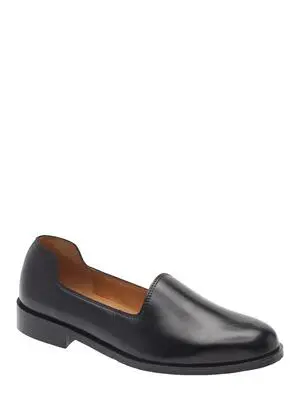 JACQUES SOLOVIERE Slim Slip-on Shoe - Black