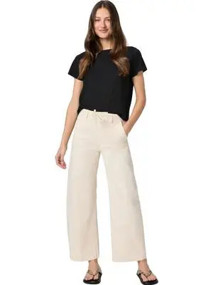 Paige Arellia Ankle Barrel Leg Pant - Denim