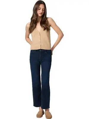 Paige Mason Ankle Straight Jean - Denim