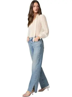 Paige Stevie 31" Straight Jean - Denim