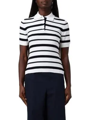 Max Mara Cotton Knit Polo Shirt White 1